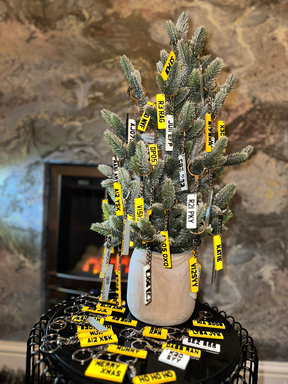 Mini Plates UK | Personalised Number Plate Keyring / Keychains