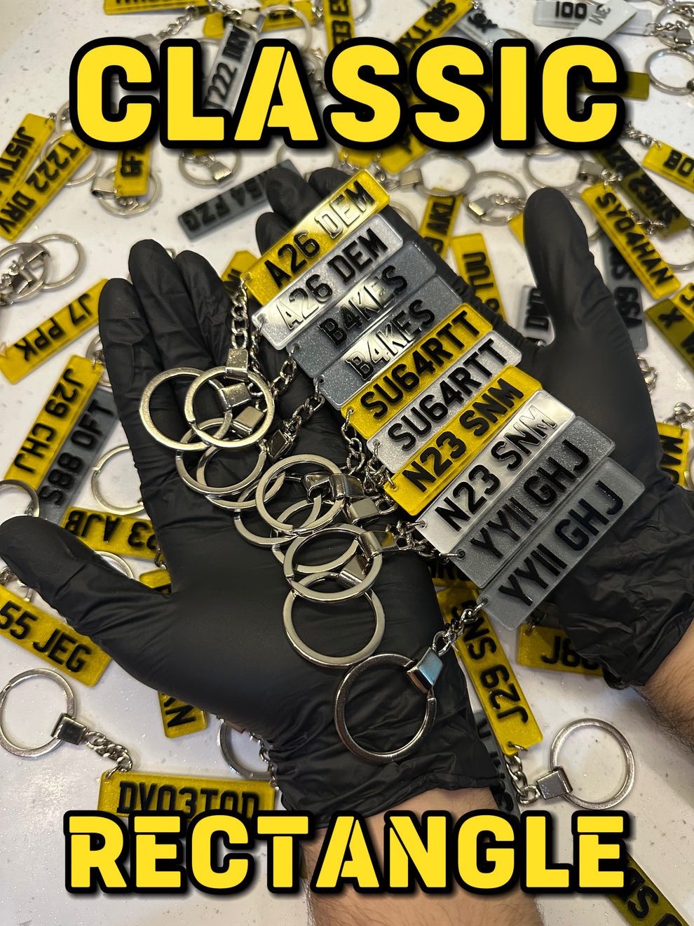 Personalised Keyrings/Keychains | Miniplates UK :)